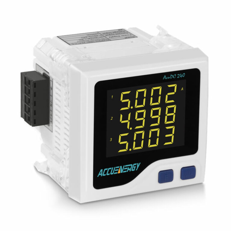 Accuenergy AcuDC 240 Series - DC Power Meters – Electro-Meters