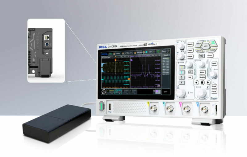 Rigol DHO800 Series - Compact High Performance Digital Oscilloscopes – Electro-Meters