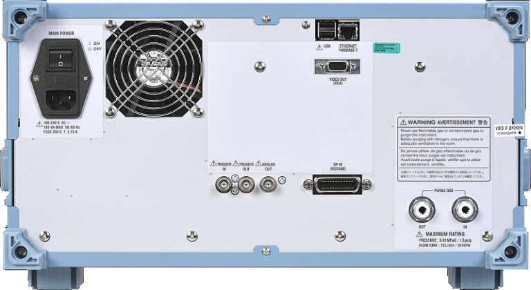 Yokogawa Aq6373e Visible Wavelength Optical Spectrum Analyzers Electro Meters